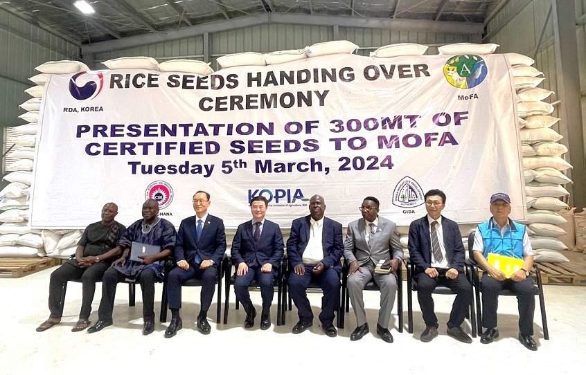 Ambassador attended the “K-Rice Belt project: Rice certified seed ...